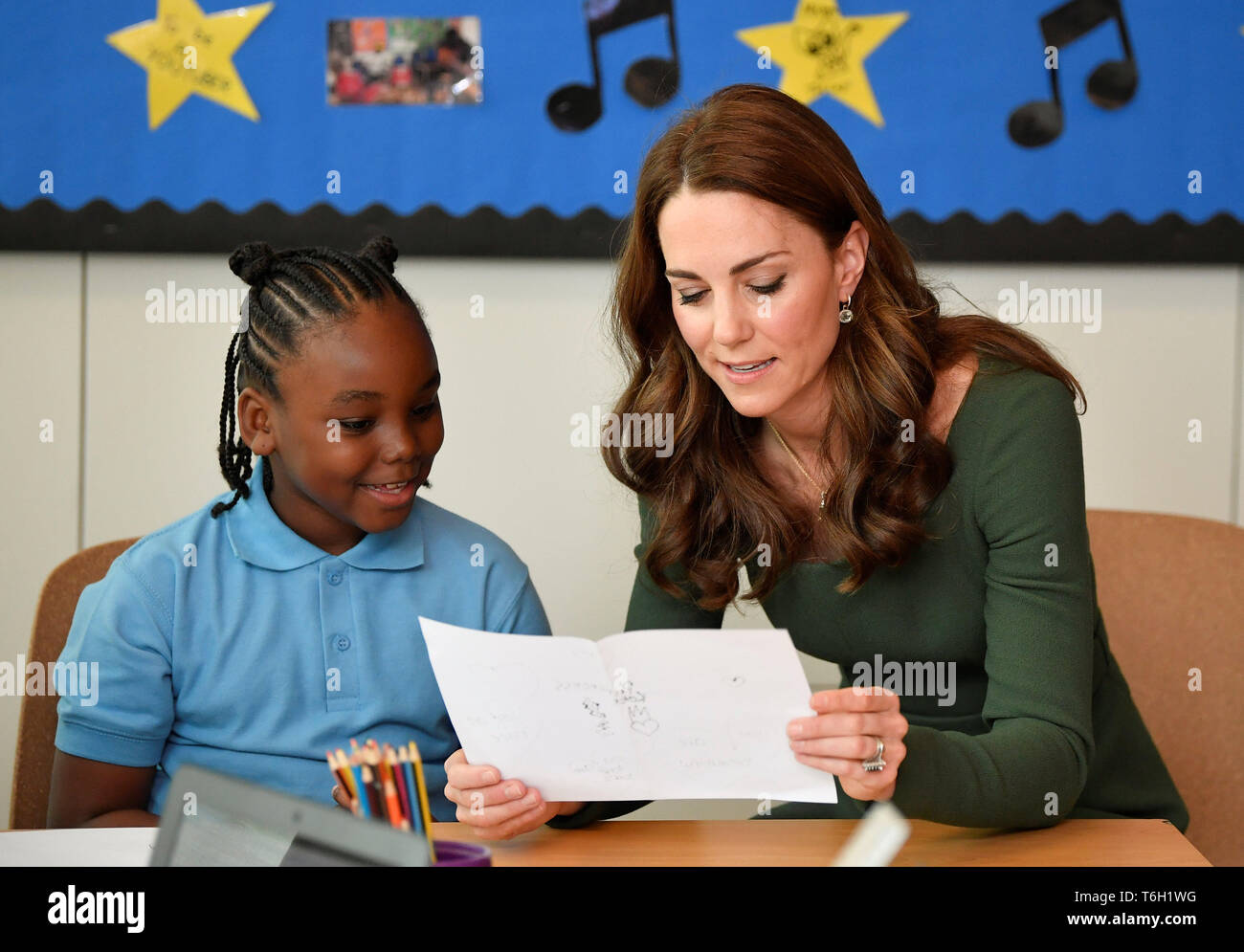 The Duchess of Cambridge during a visit to the Anna Freud Centre in ...