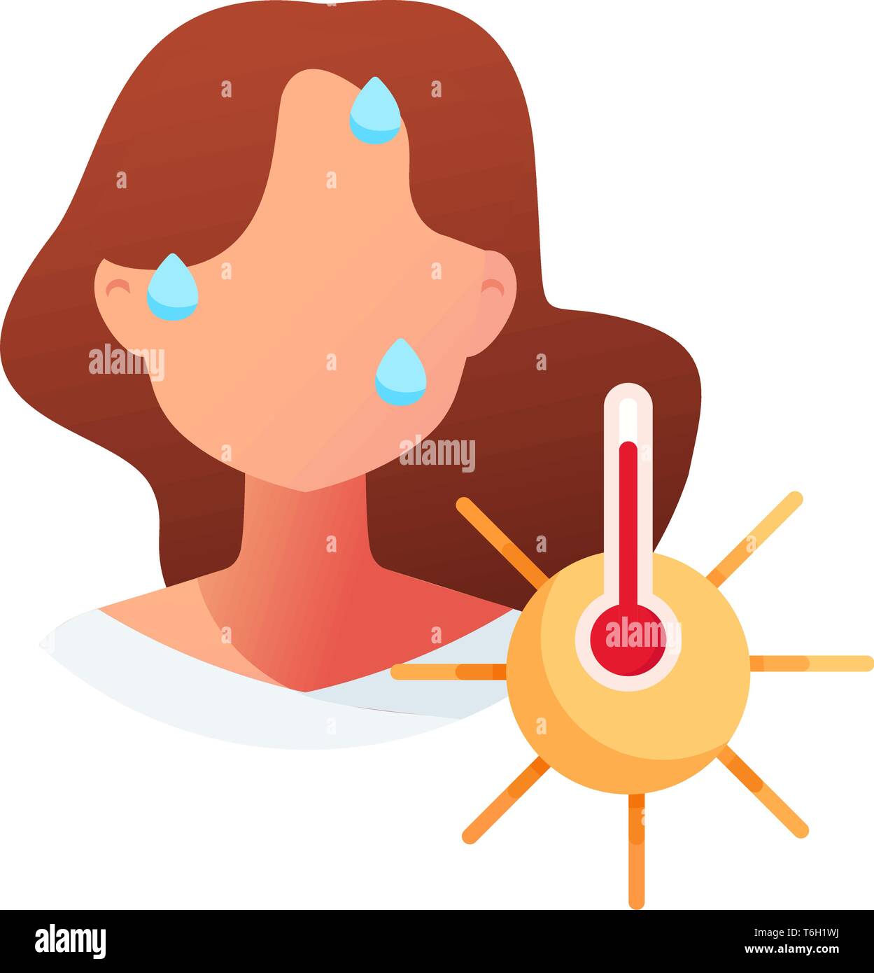 Sunstroke Clipart Sun