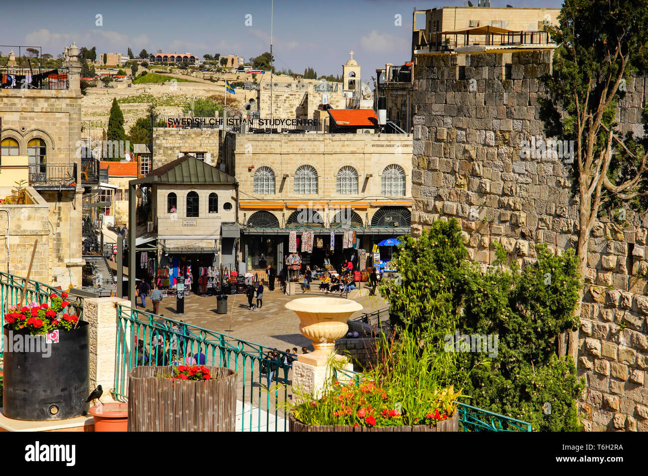 Elevated view of Old Town Jerusalem, Israel Stock Photo - Alamy