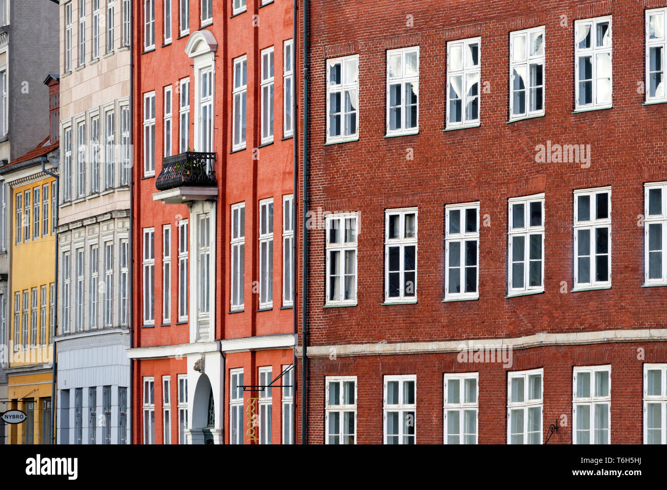 Window architecture, Nyhavn, Copenhagen, Denmark, Scandinavia, Europe ...