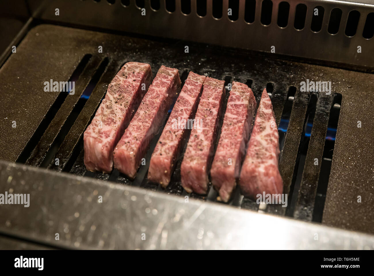wagyu A5 Beef yakiniku Stock Photo - Alamy