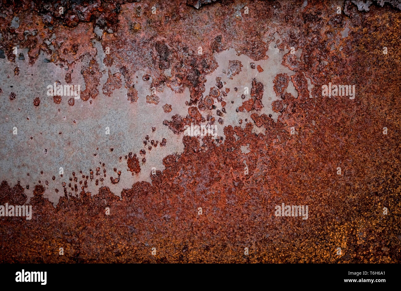 Abstract rust pattern on metal texture background Stock Photo - Alamy