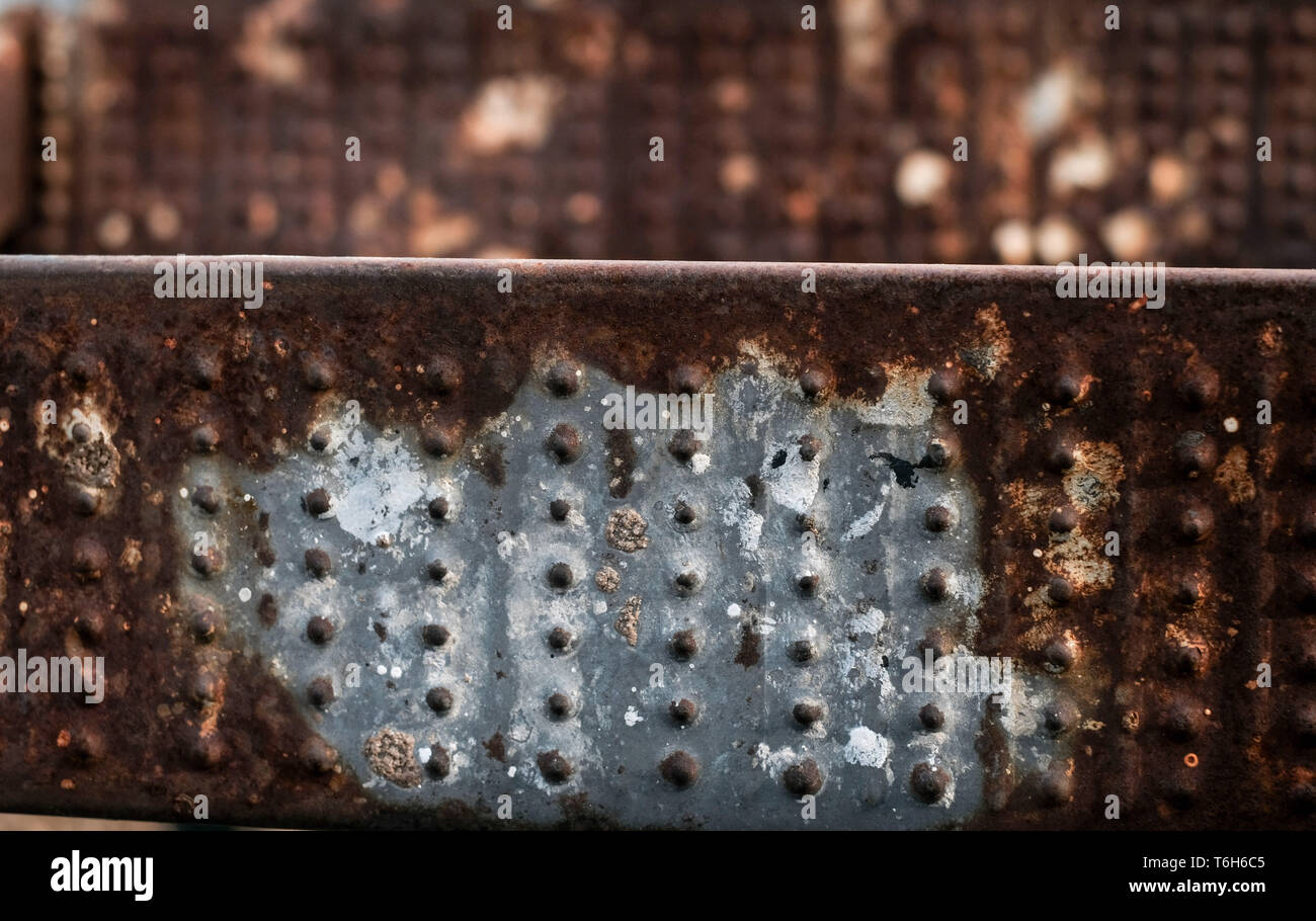 Abstract rust pattern on metal texture background Stock Photo - Alamy