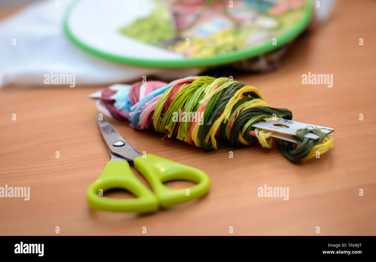 Embroidery hobby hi-res stock photography and images - Alamy