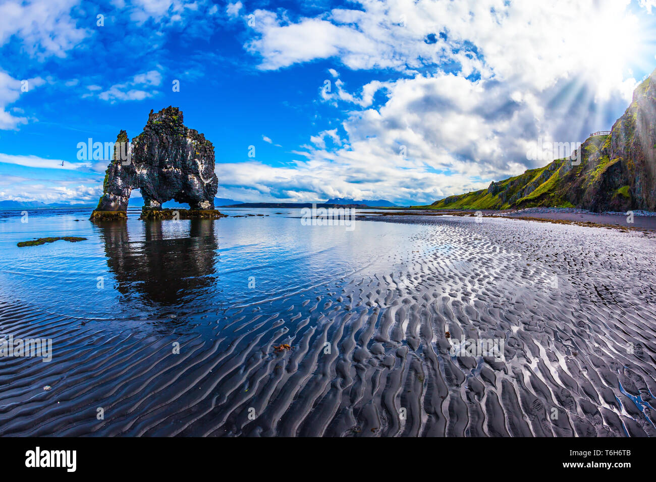 Basalt rock - monster Stock Photo - Alamy