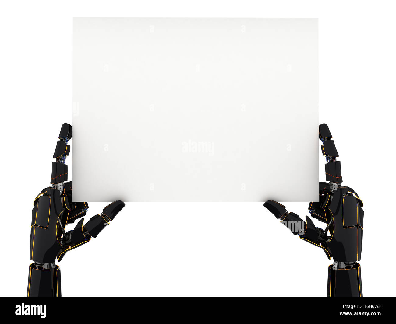 3D rendering robotic hand Stock Photo - Alamy