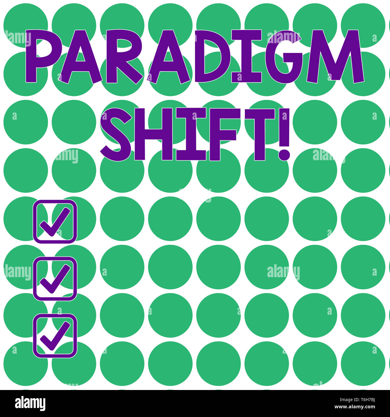 Handwriting text writing Paradigm Shift. Conceptual photo fundamental ...