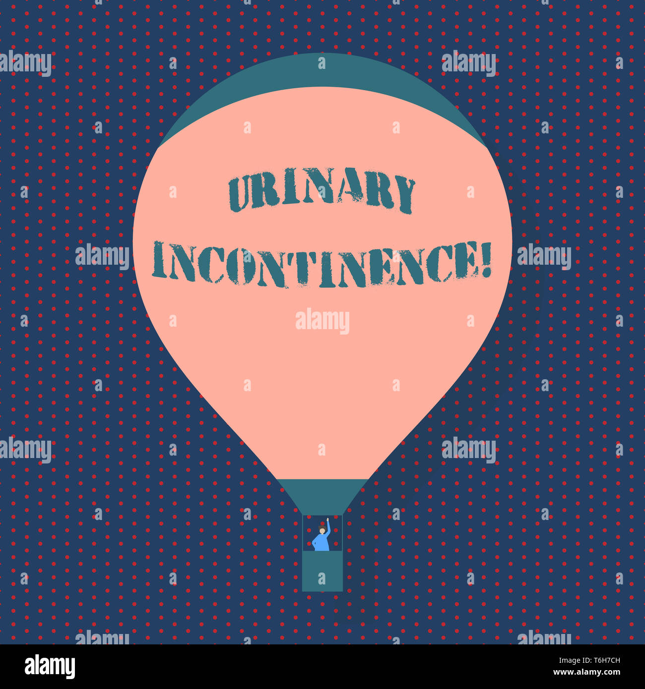 Handwriting text writing Urinary Incontinence. Conceptual photo ...