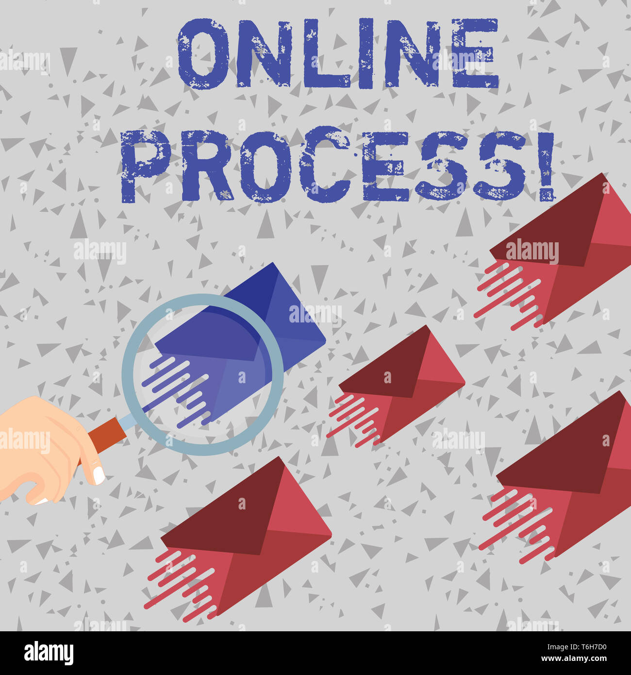 Word writing text Online Process. Business photo showcasing An ...