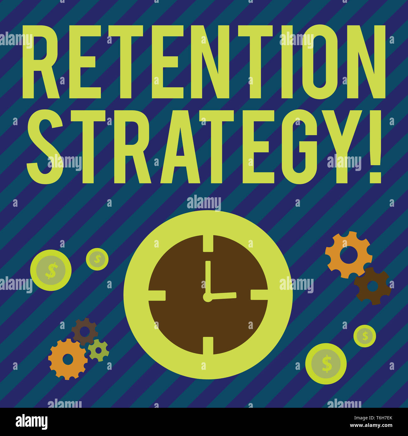 Text sign showing Retention Strategy. Business photo showcasing ...