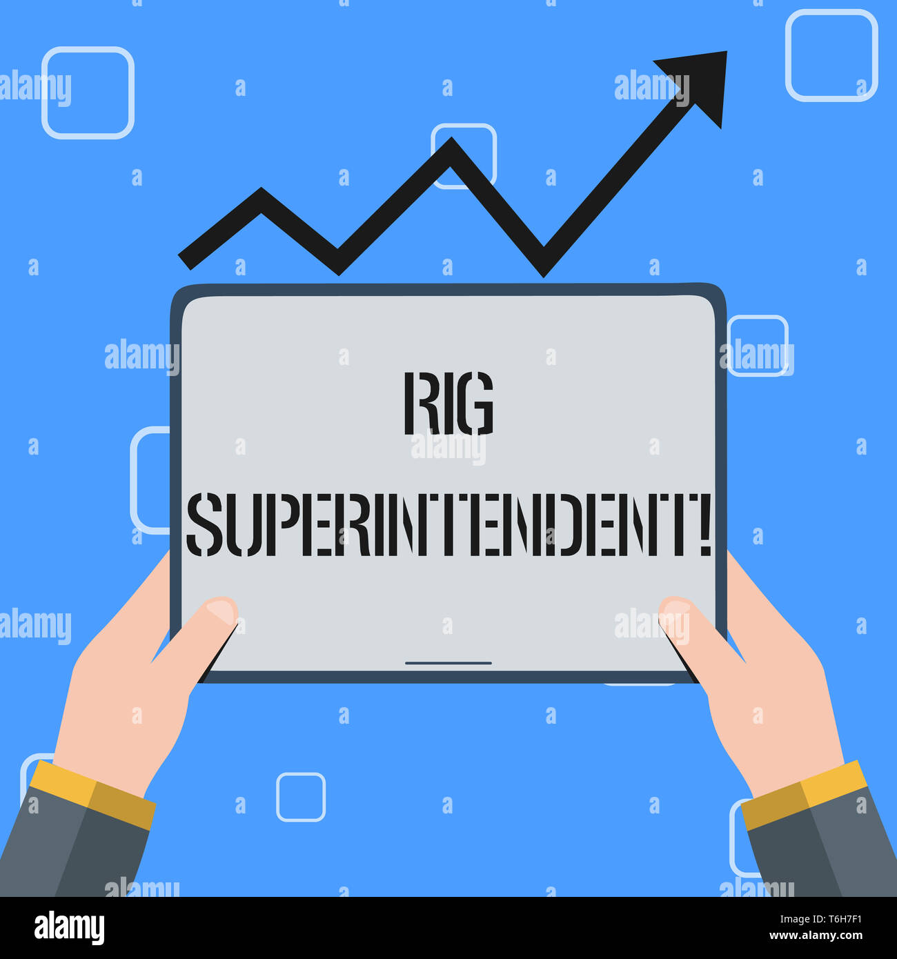 Handwriting text Rig Superintendent. Conceptual photo Manage drilling ...