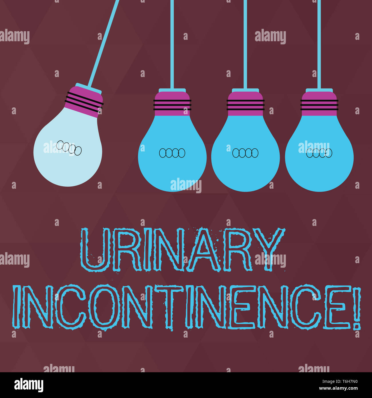 Conceptual hand writing showing Urinary Incontinence. Concept meaning ...