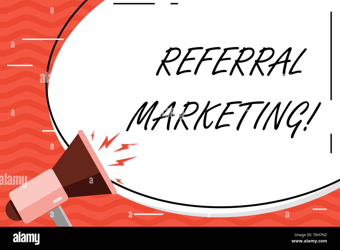 Word writing text Referral Marketing. Business photo showcasing the ...