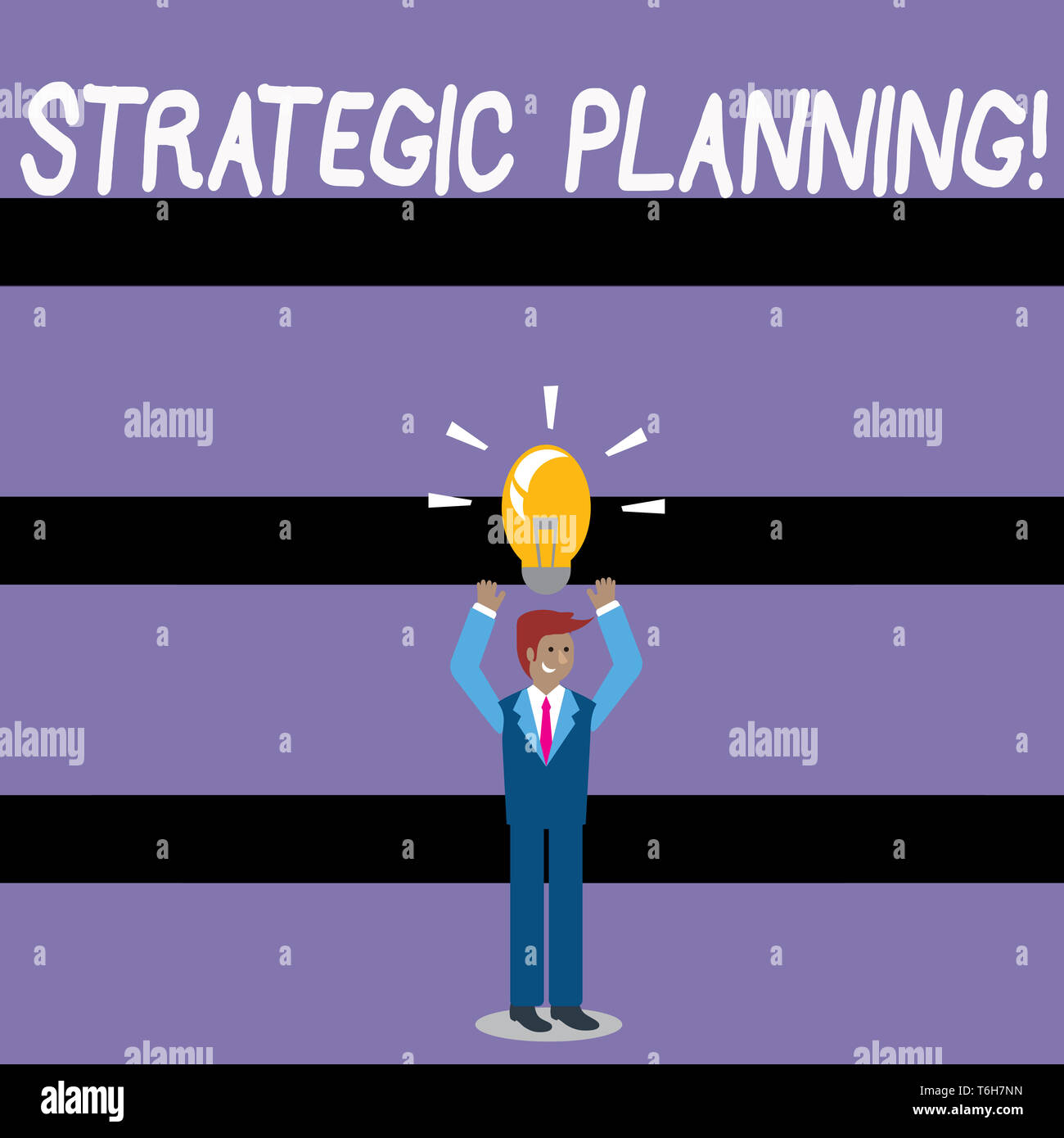 Writing note showing Strategic Planning. Business concept for ...