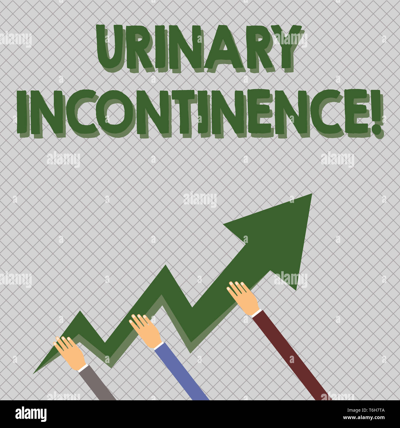 Conceptual hand writing showing Urinary Incontinence. Concept meaning ...