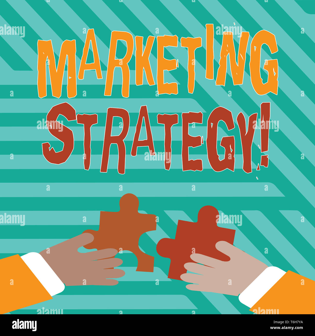Conceptual hand writing showing Marketing Strategy. Concept meaning ...