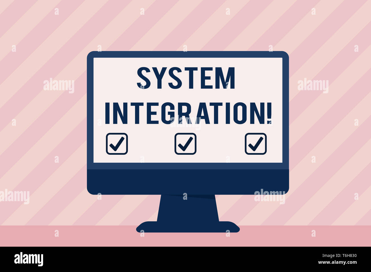 Handwriting text System Integration. Conceptual photo process of ...