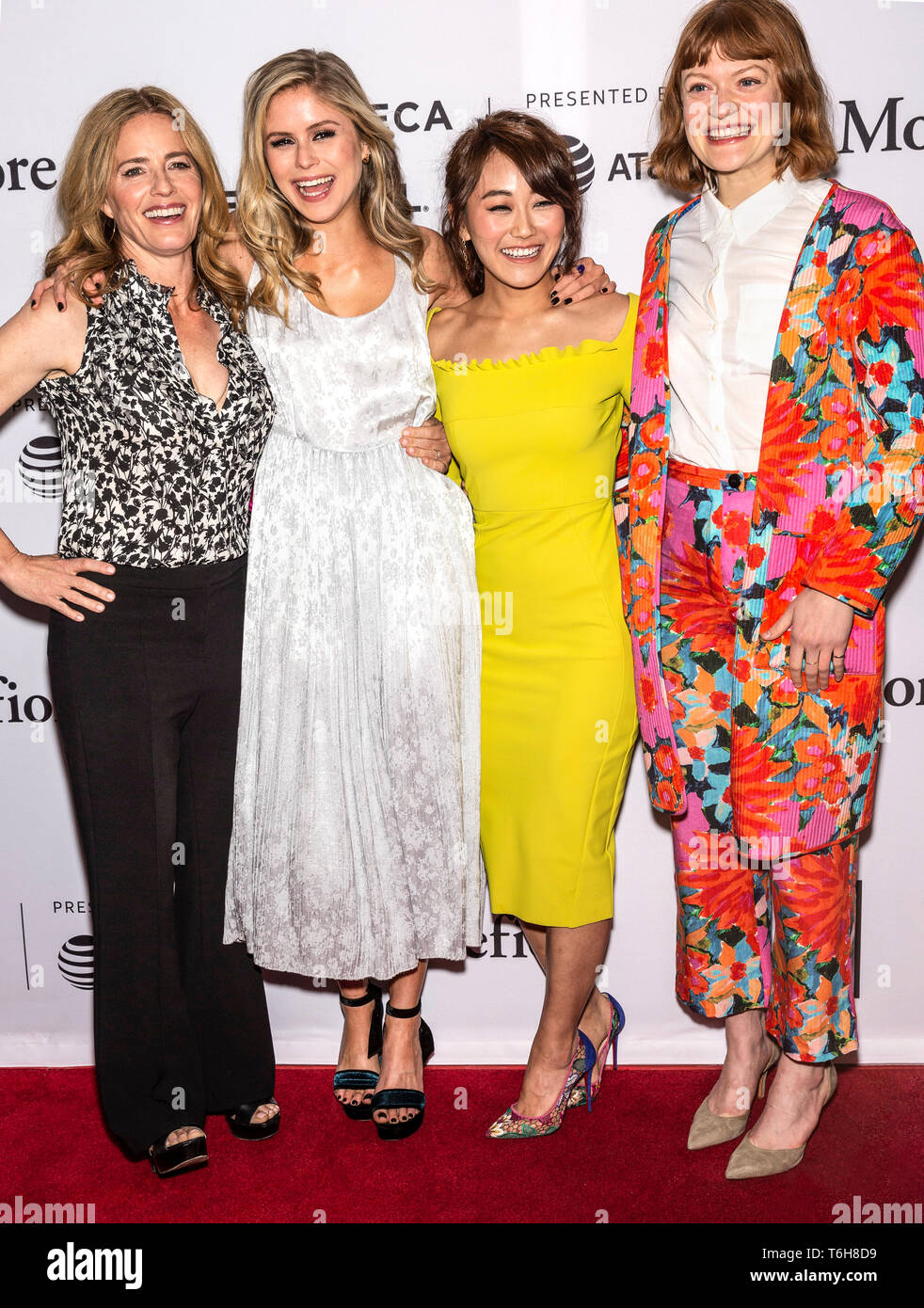 New York, NY - April 29, 2019: Elisabeth Shue, Erin Moriarty, Karen ...