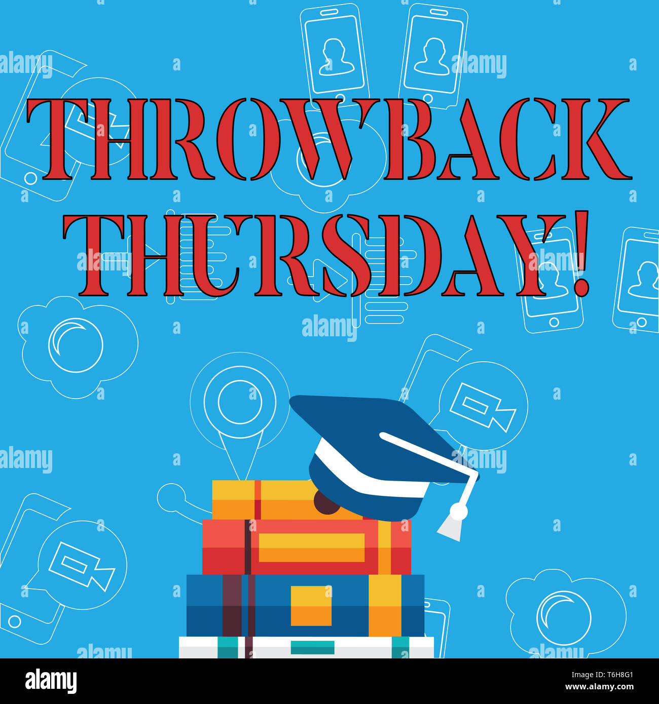 Word writing text Throwback Thursday. Business photo showcasing wistful ...