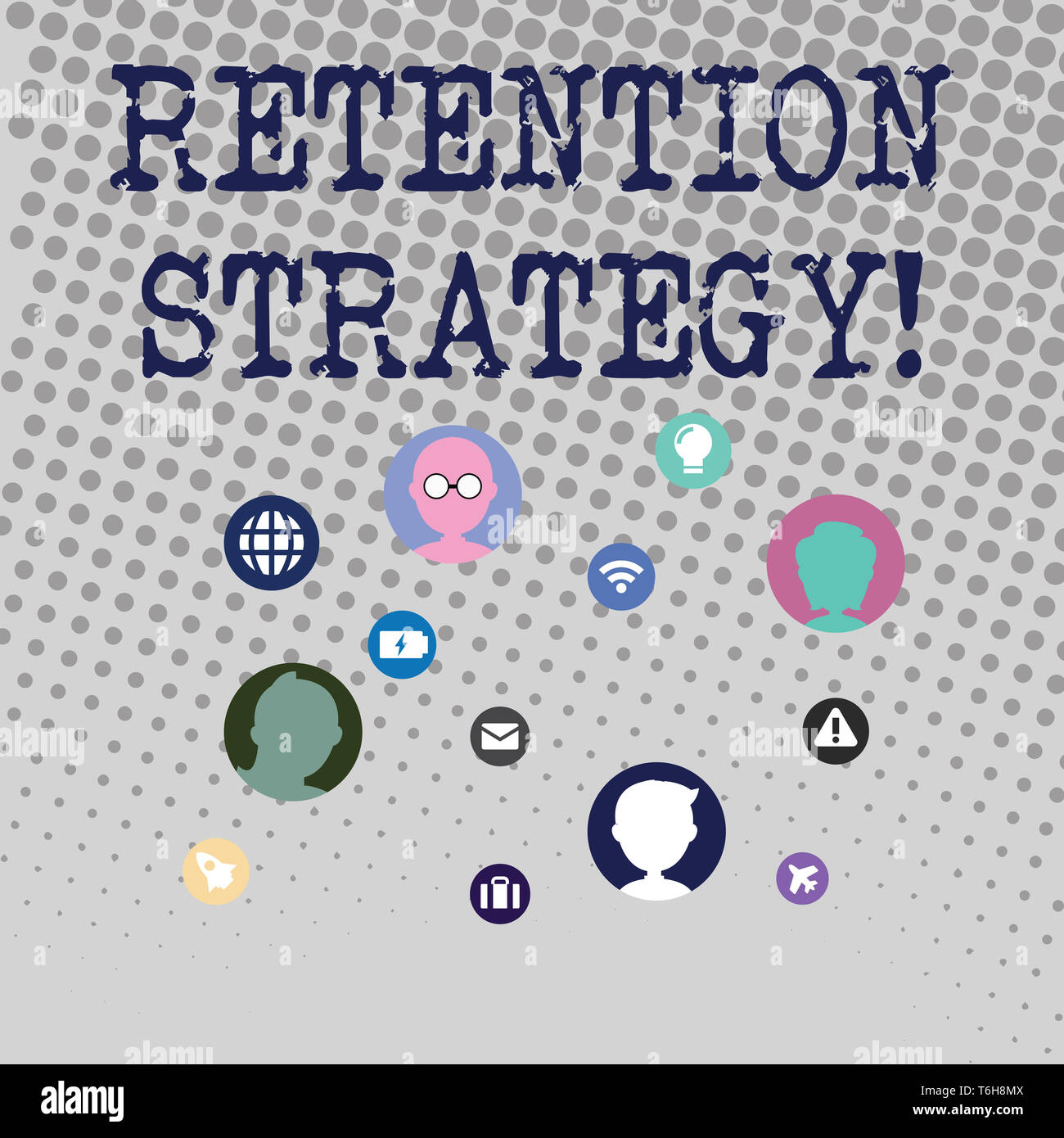 Handwriting text writing Retention Strategy. Conceptual photo ...