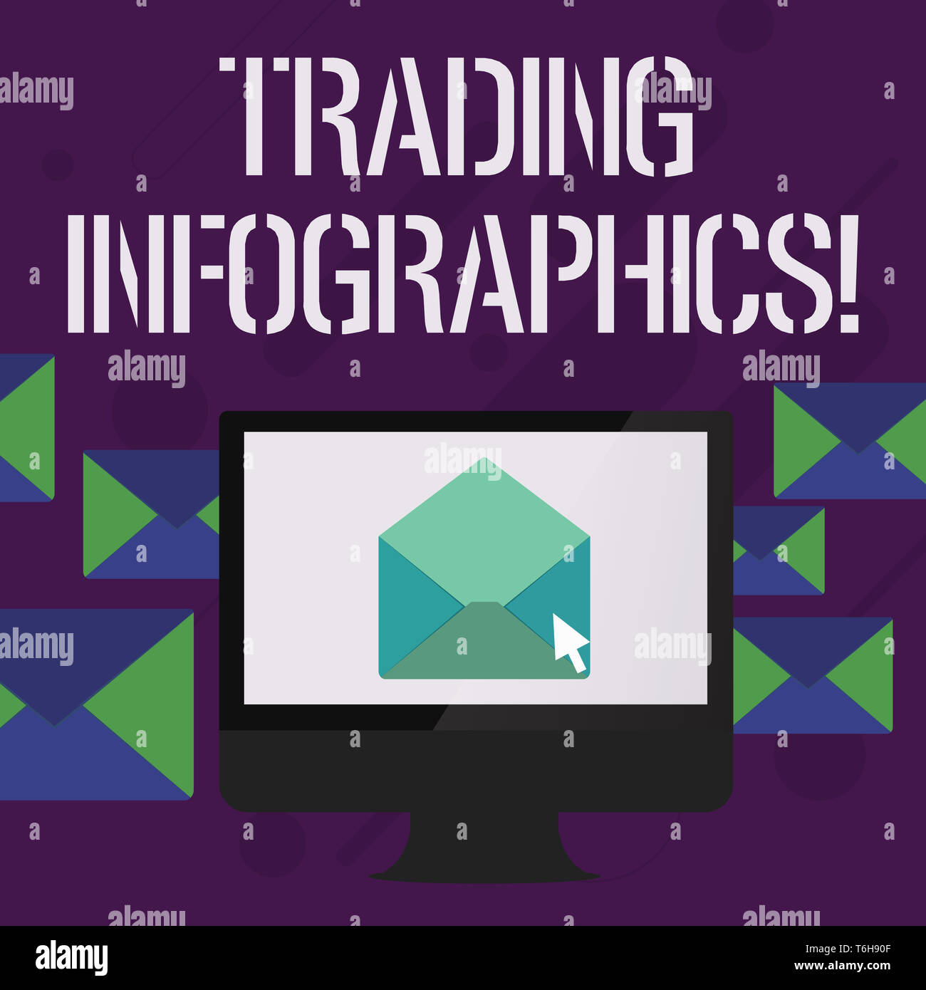 Writing note showing Trading Infographics. Business concept for visual ...