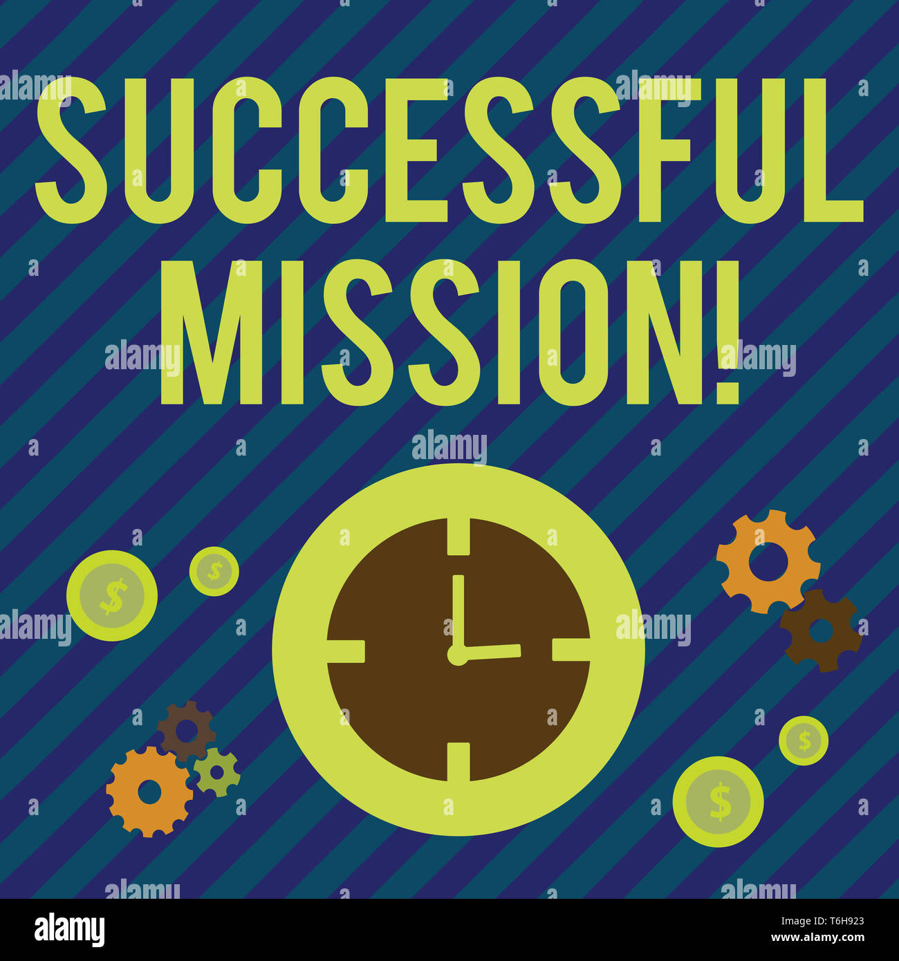 Text sign showing Successful Mission. Business photo showcasing ...