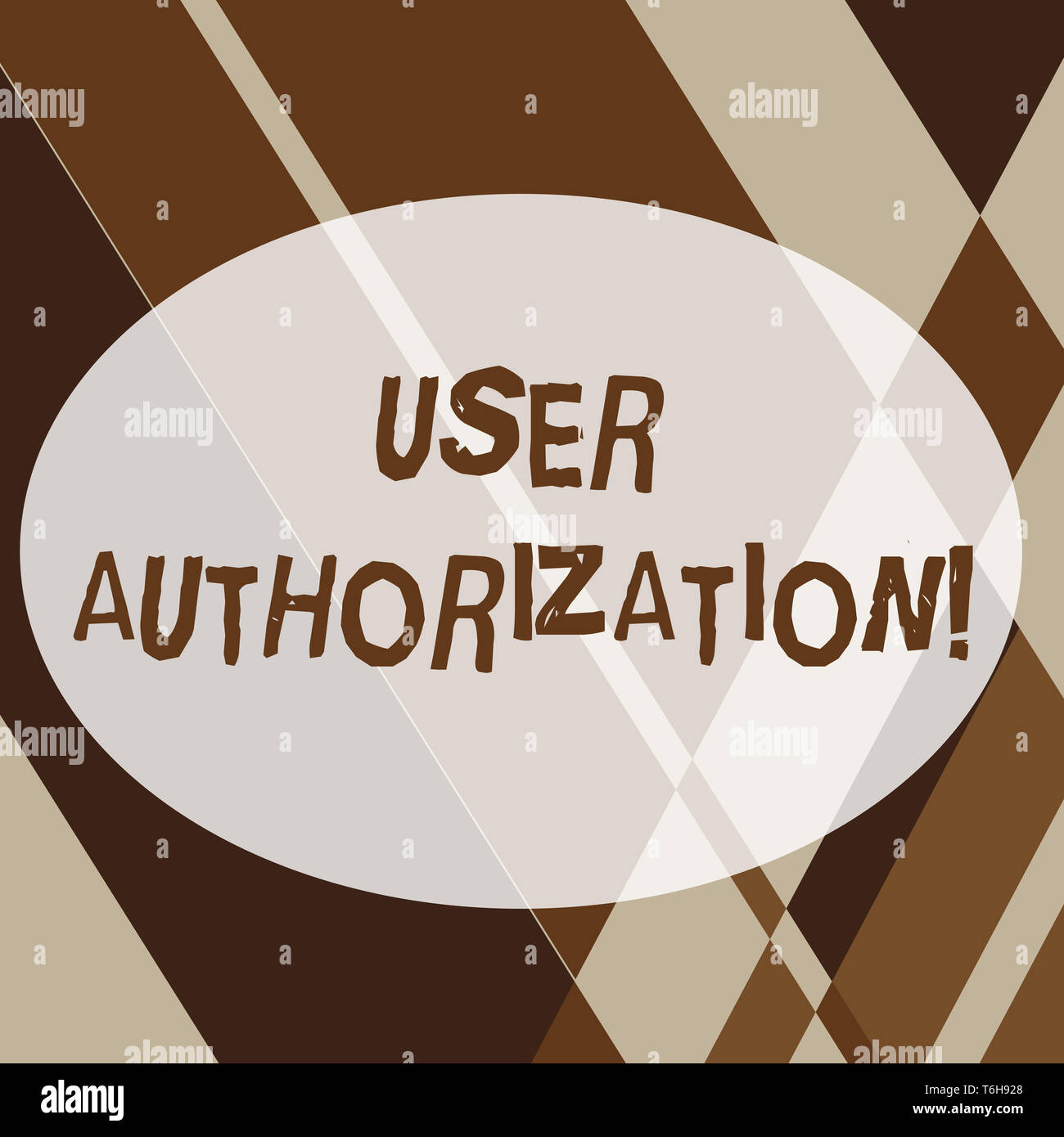 Text sign showing User Authorization. Business photo text security ...