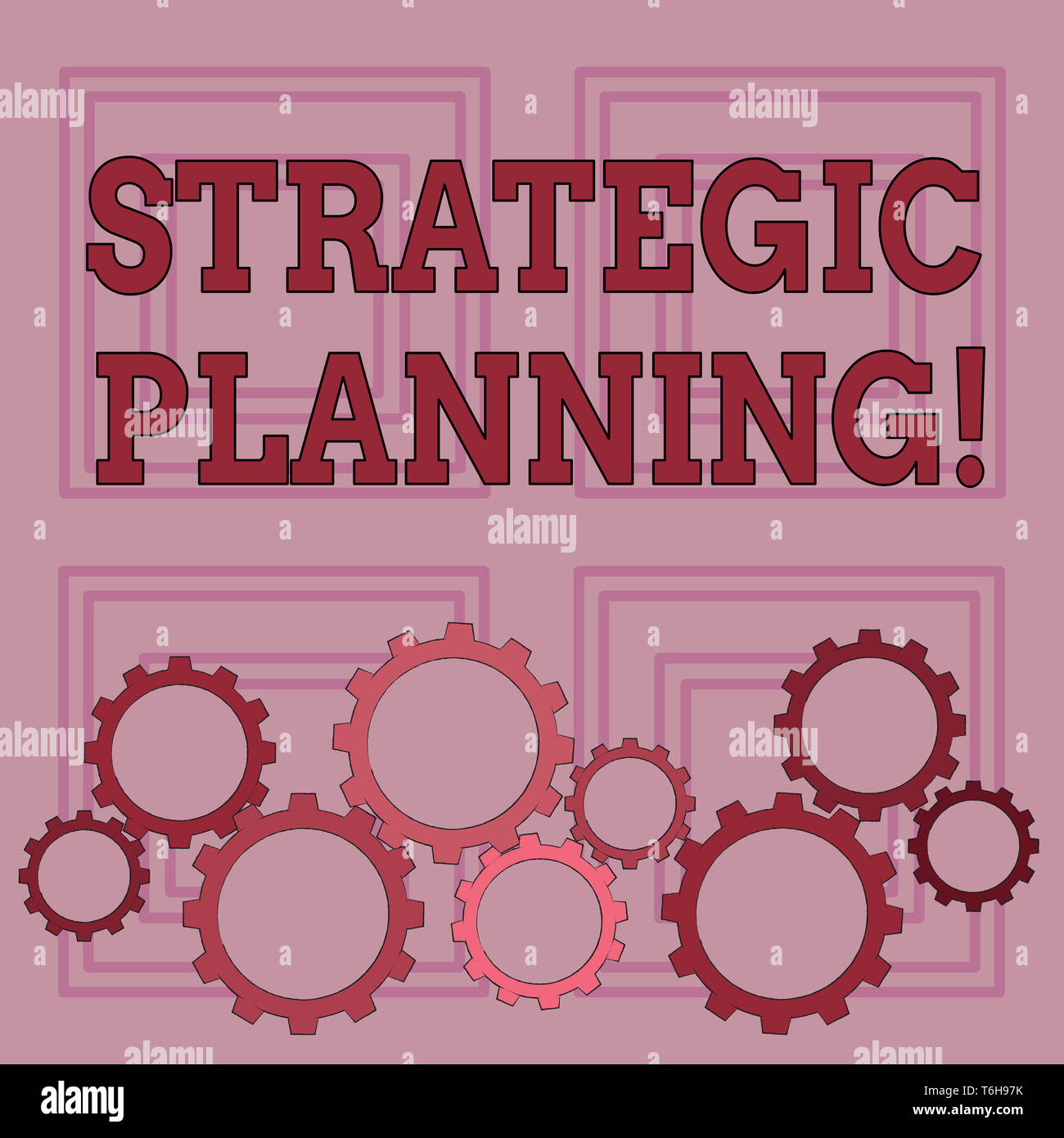 Handwriting text writing Strategic Planning. Conceptual photo ...