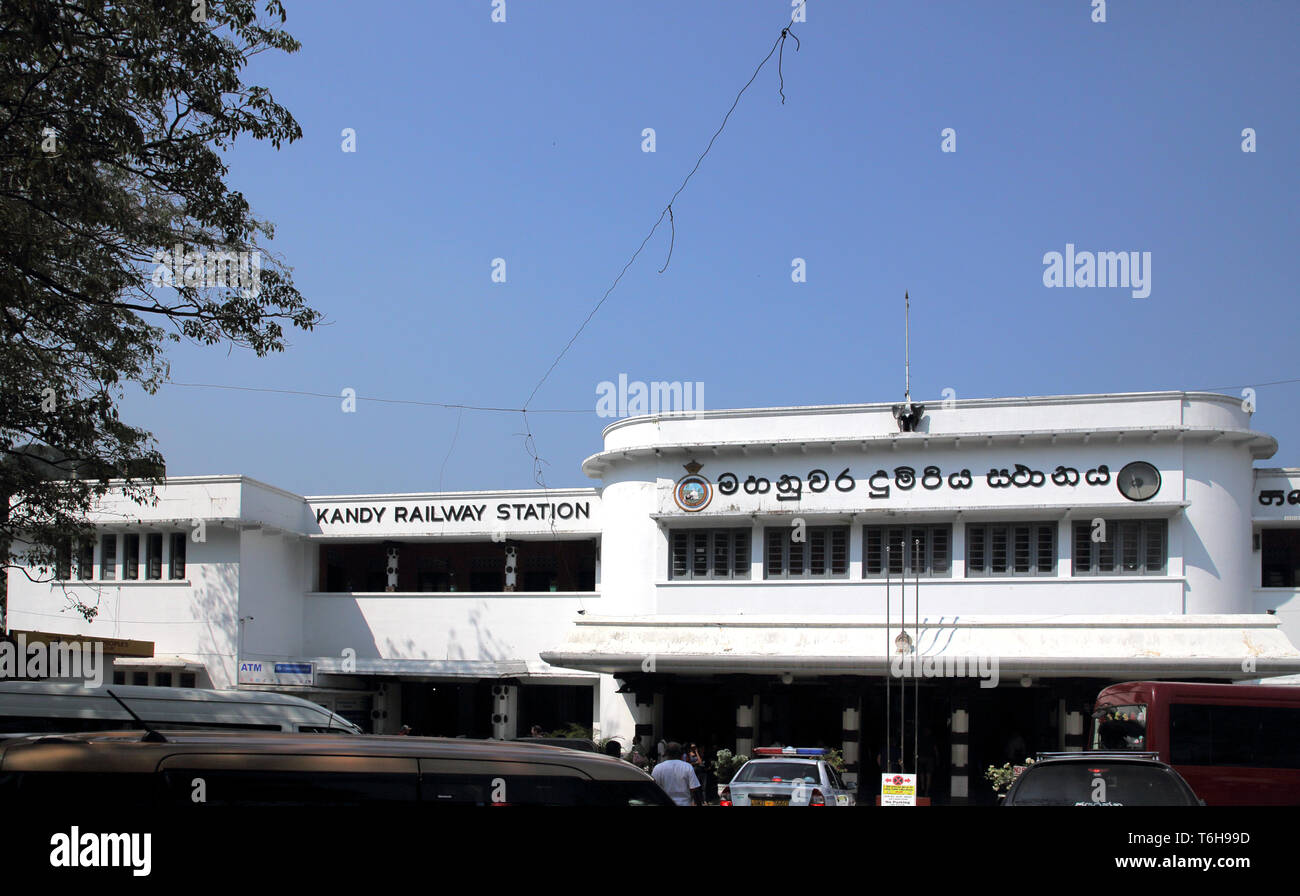 outside the the railway station in kandy sri lanka Stock Photo - Alamy