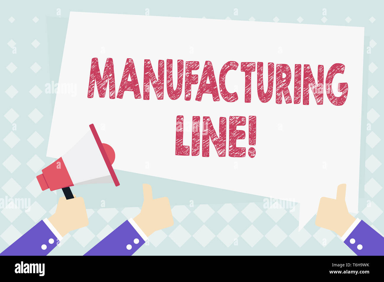 Conceptual hand writing showing Manufacturing Line. Concept meaning set ...