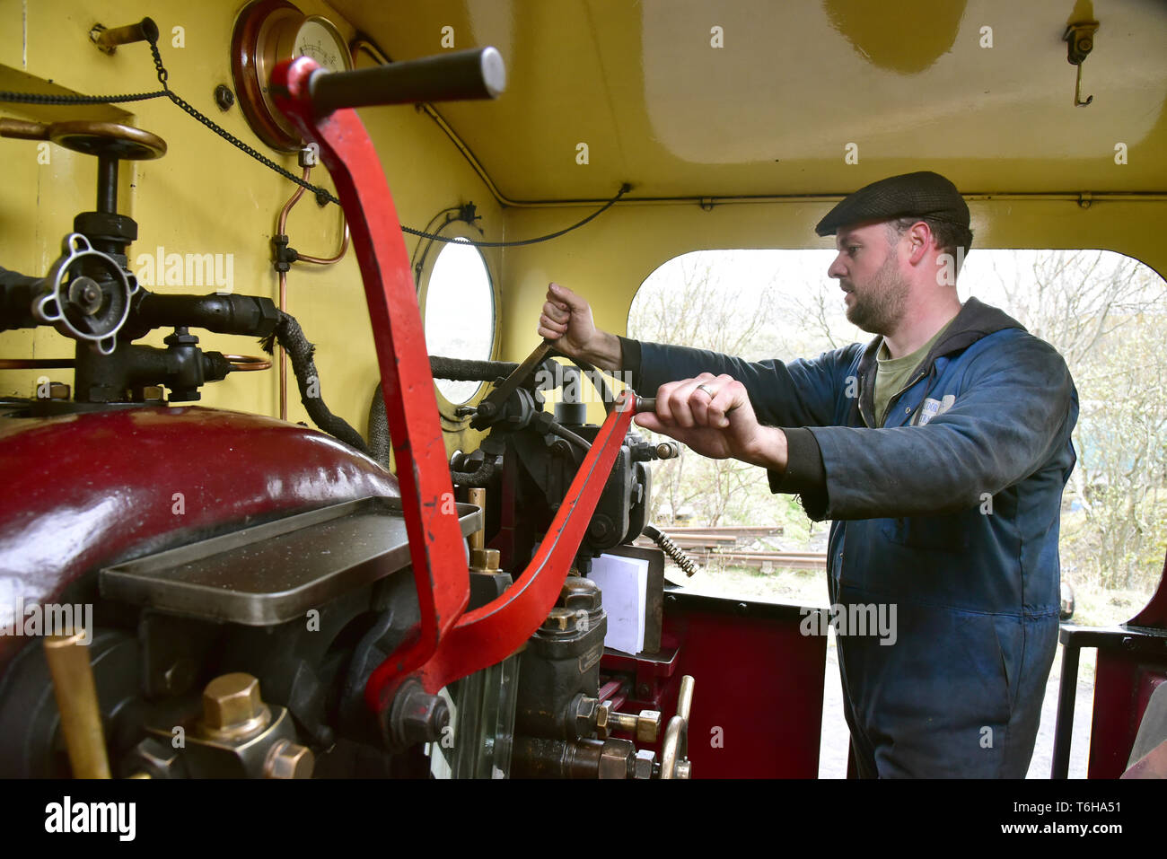 Pontypool and Blaenavon Railway. A 0-6-0 saddle tank steam engine ...