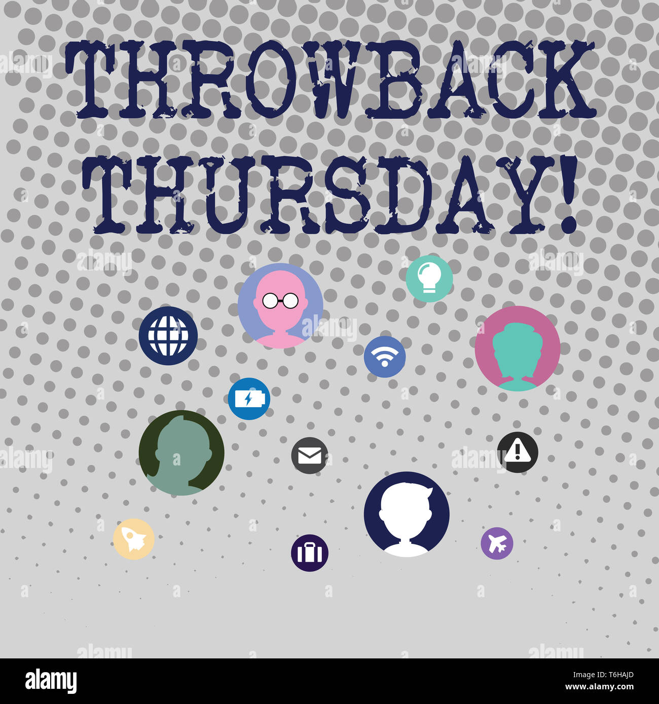 Handwriting text writing Throwback Thursday. Conceptual photo wistful ...