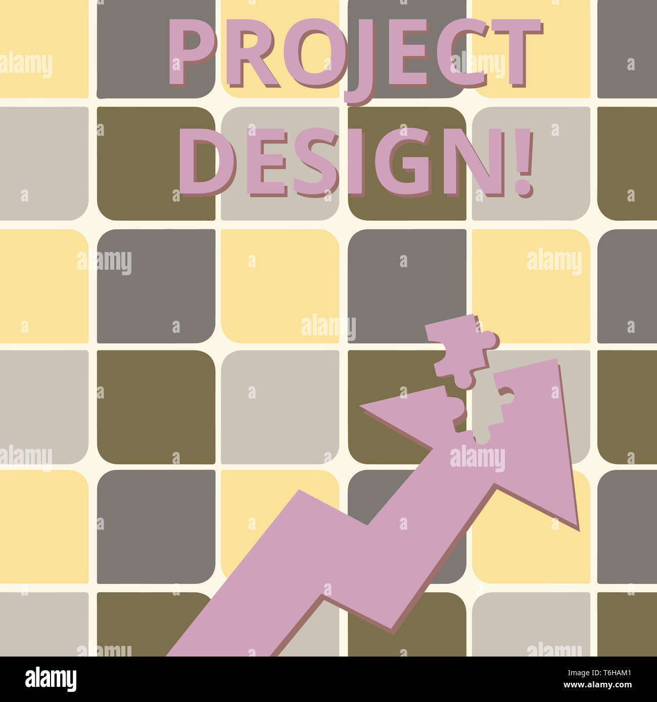 Word writing text Project Design. Business photo showcasing process of creating or improving a ...