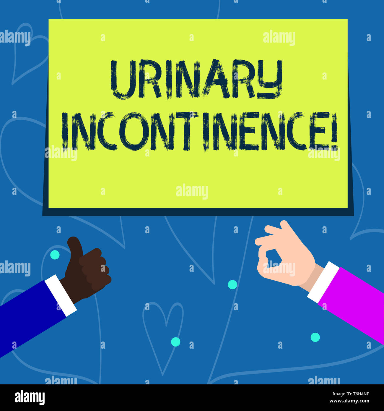 Conceptual hand writing showing Urinary Incontinence. Concept meaning ...