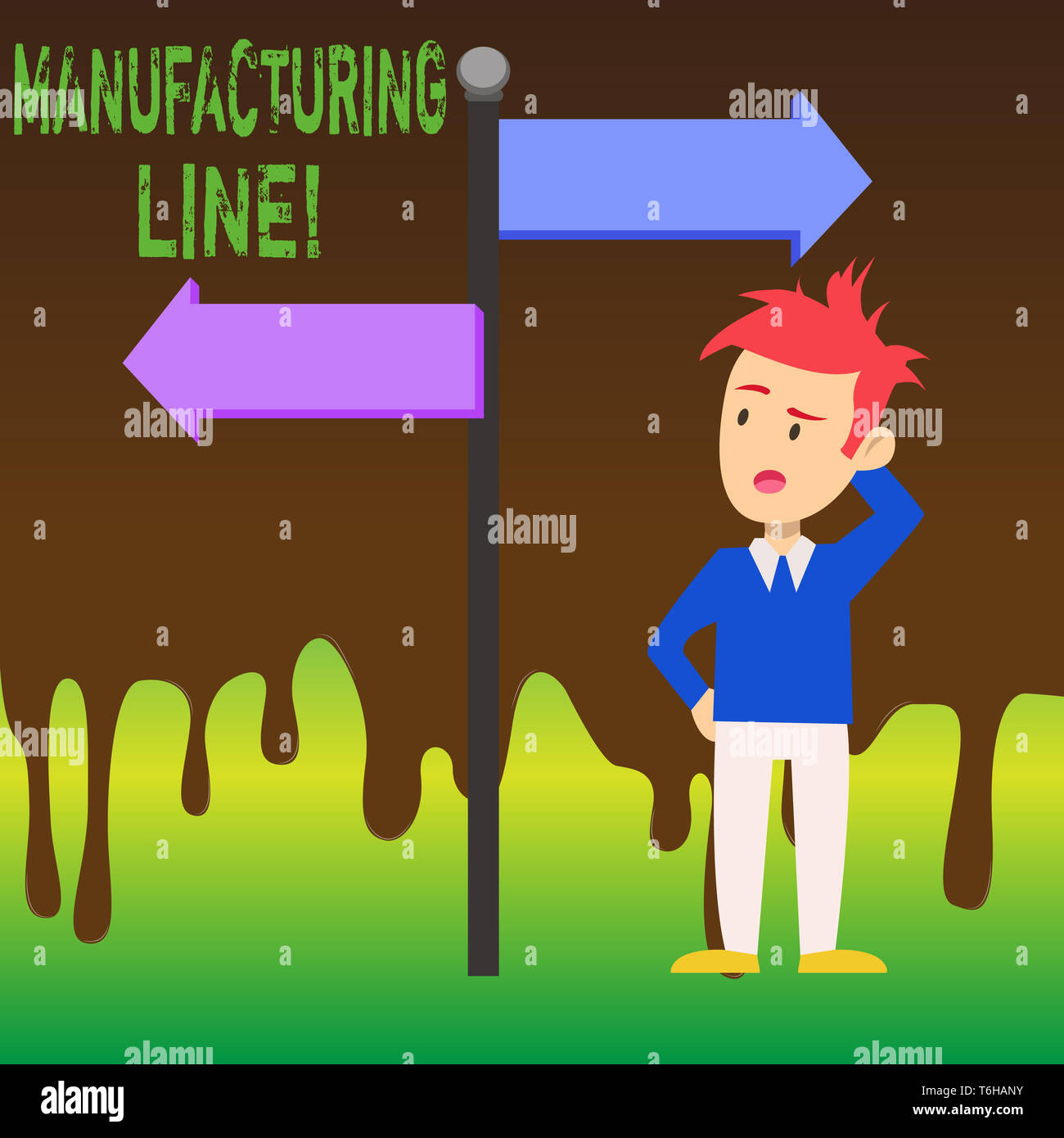 Word writing text Manufacturing Line. Business photo showcasing set of ...