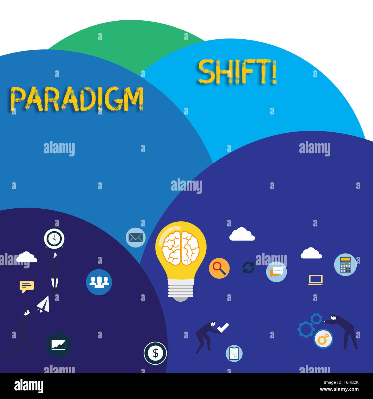 Writing note showing Paradigm Shift. Business concept for fundamental ...