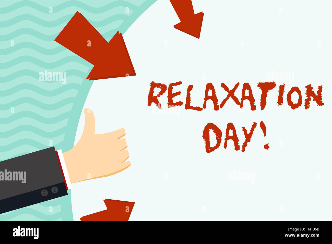 Handwriting text writing Relaxation Day. Conceptual photo pleasant ...