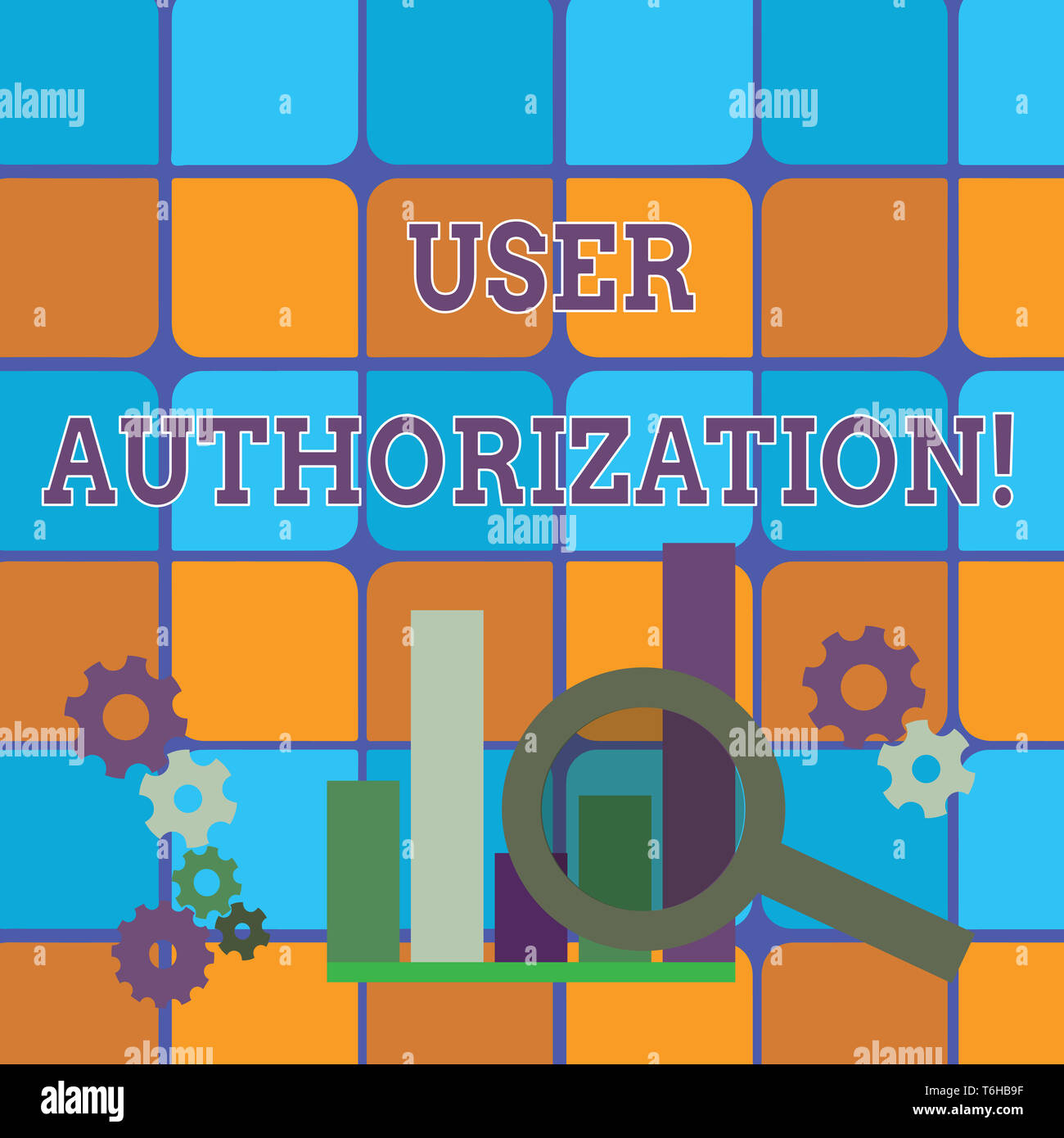 Conceptual Hand Writing Showing User Authorization Concept Meaning