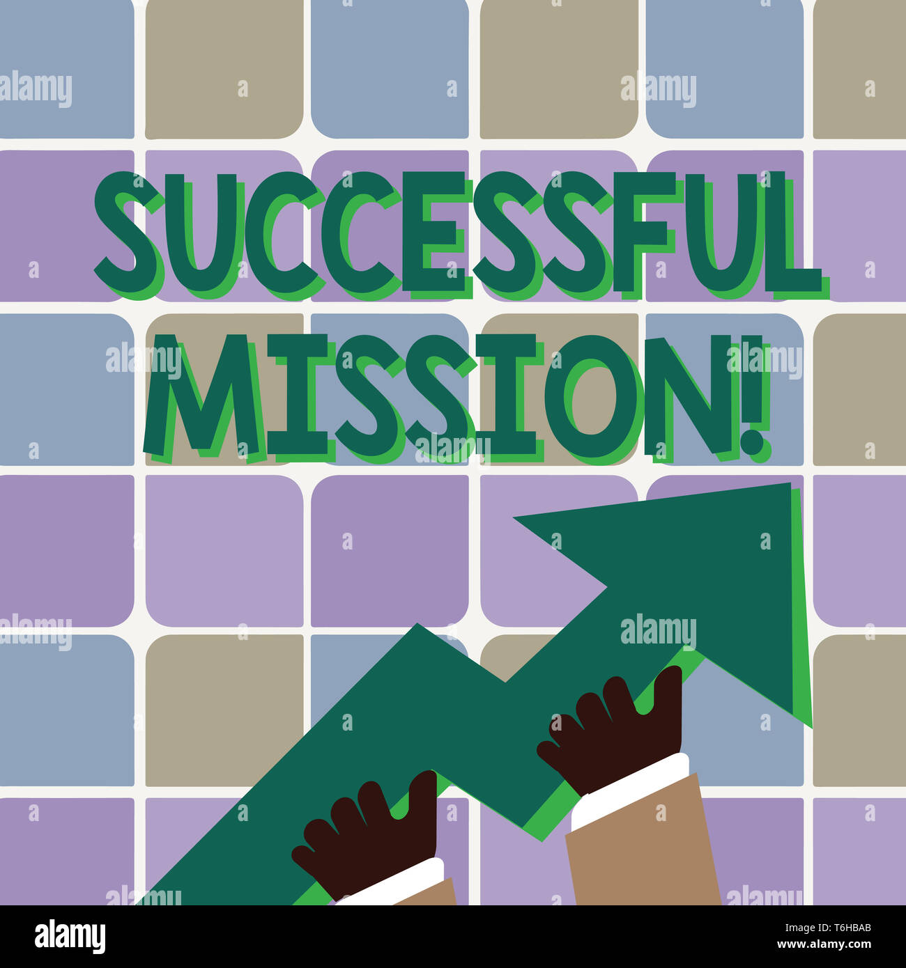 Conceptual hand writing showing Successful Mission. Concept meaning ...