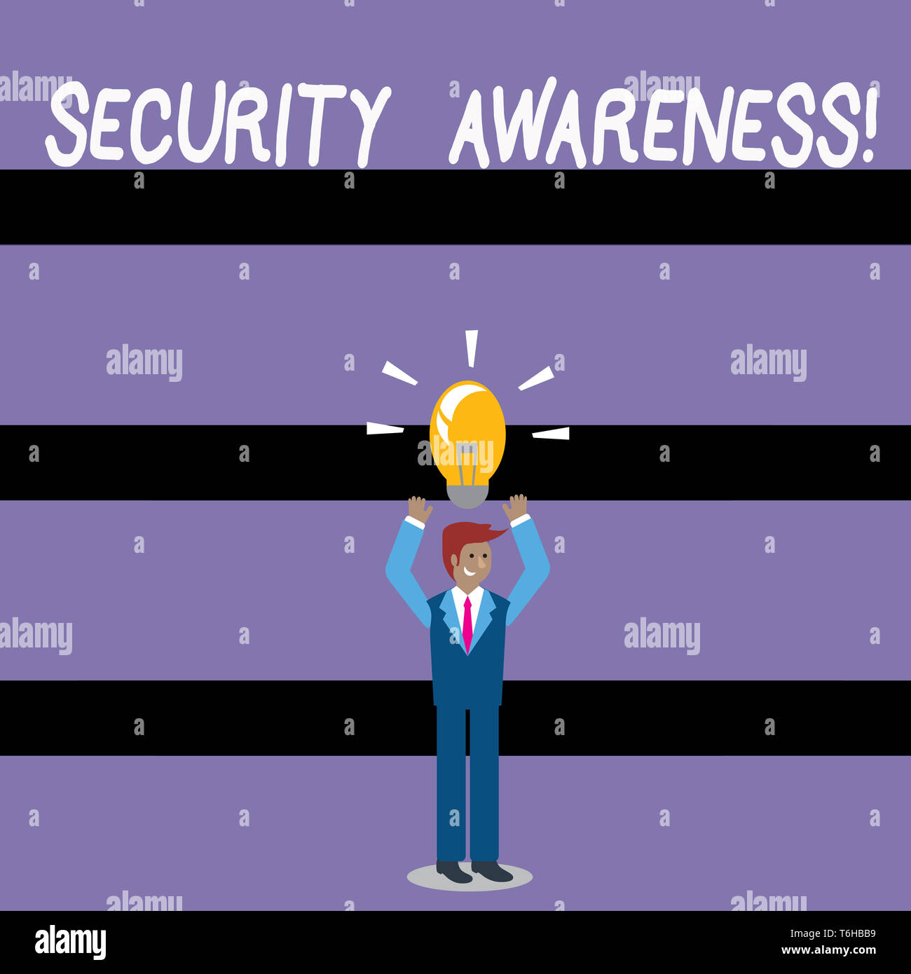 Writing note showing Security Awareness. Business concept for educating ...