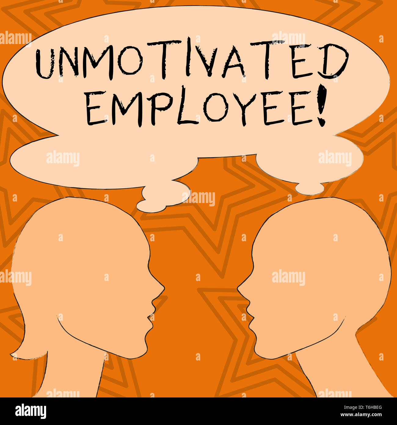 Writing note showing Unmotivated Employee. Business concept for very ...