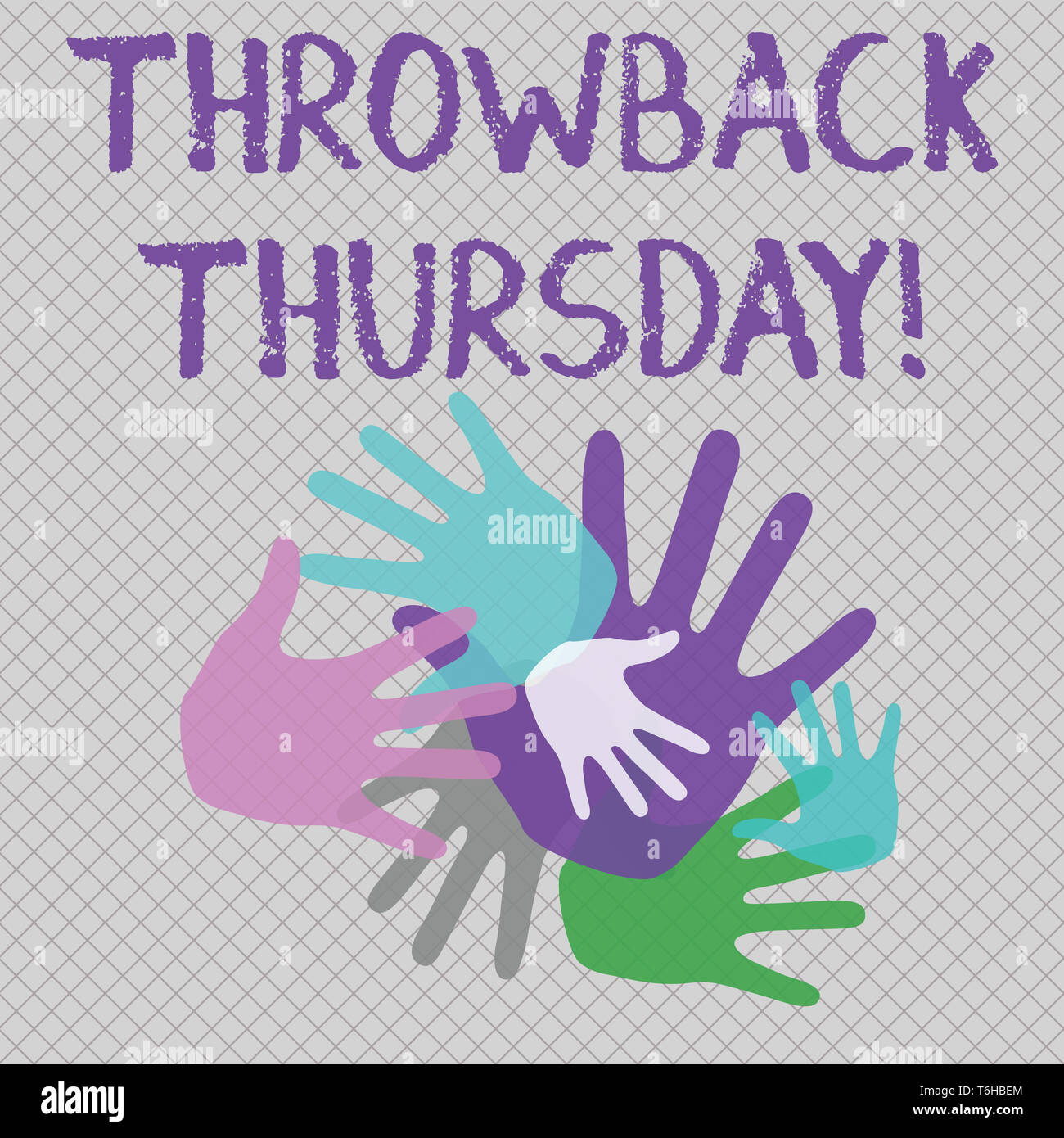 Word writing text Throwback Thursday. Business photo showcasing wistful ...