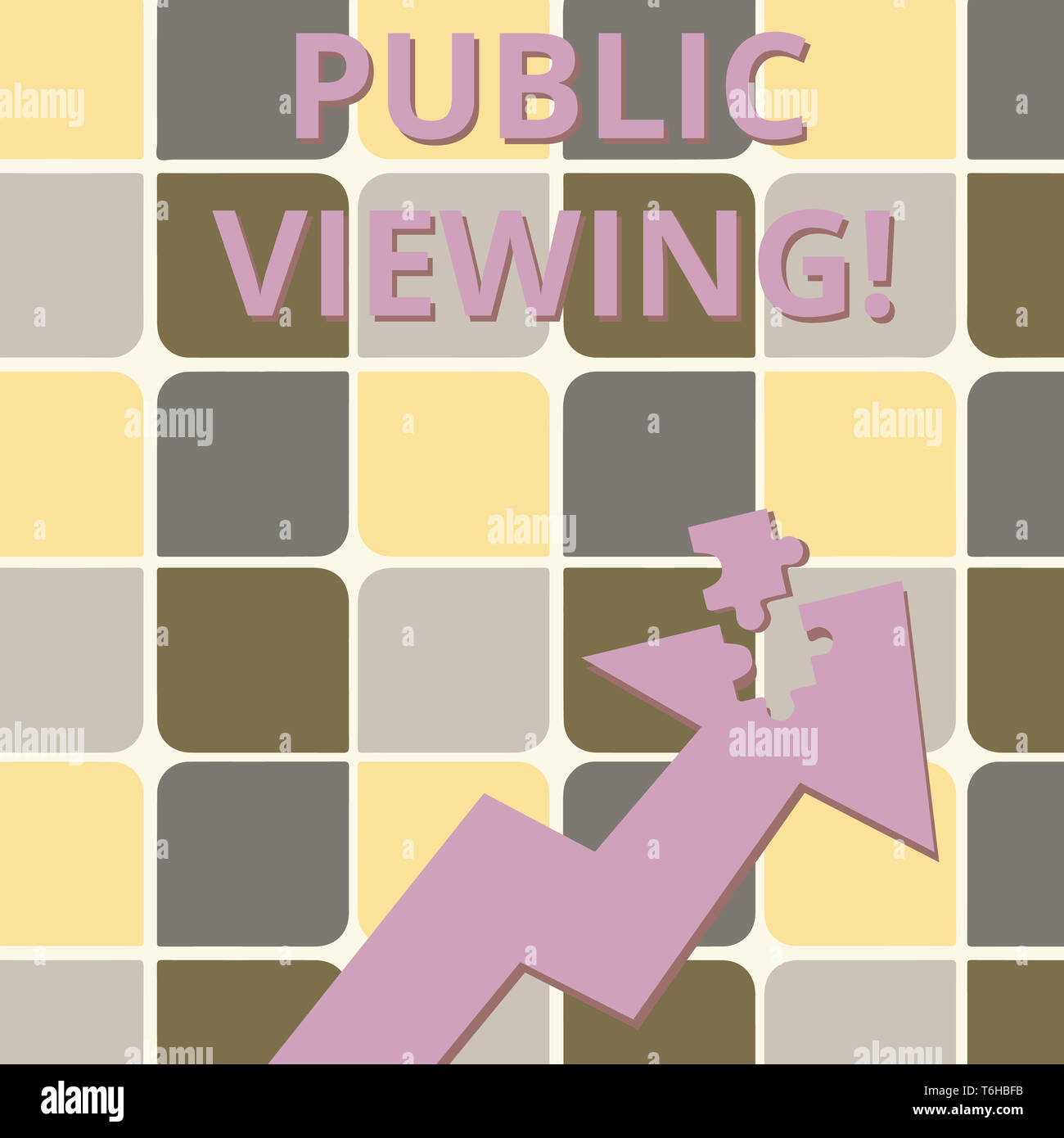 Word writing text Public Viewing. Business photo showcasing Describes ...