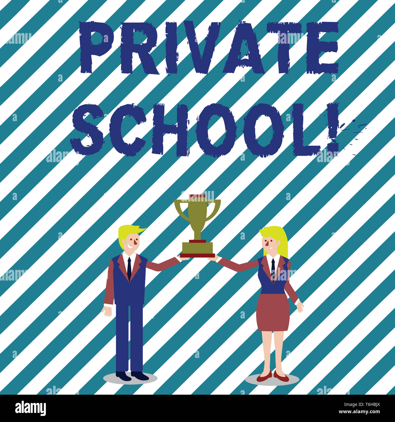 Handwriting text writing Private School. Conceptual photo an ...