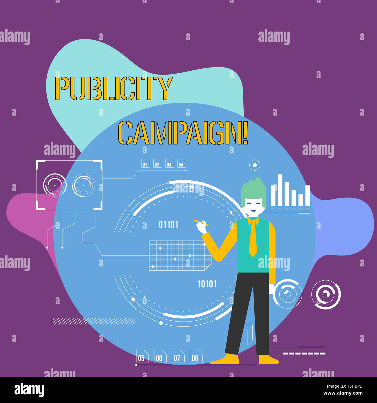 Conceptual hand writing showing Publicity Campaign. Concept meaning an ...