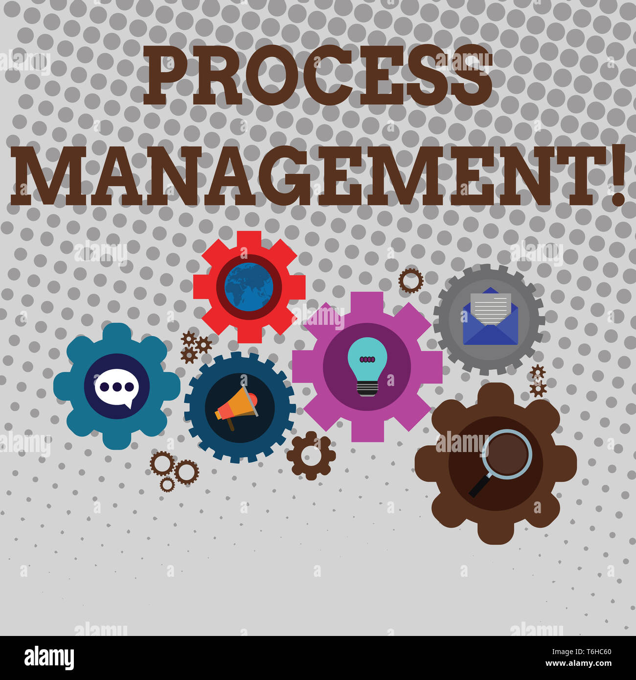 Handwriting Text Writing Process Management Conceptual Photo Aligning Processes With An