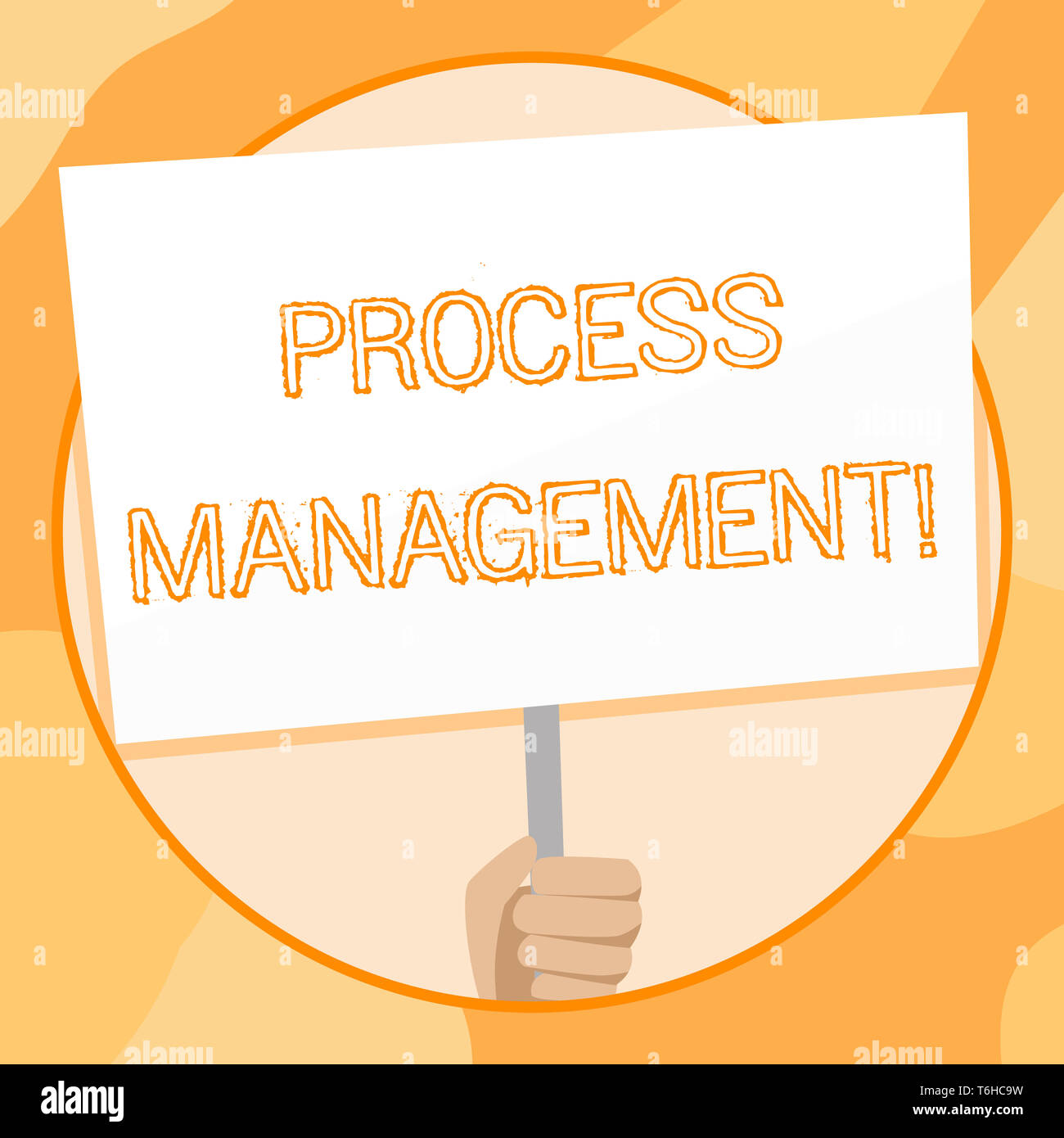 Handwriting Text Writing Process Management Conceptual Photo Aligning Processes With An