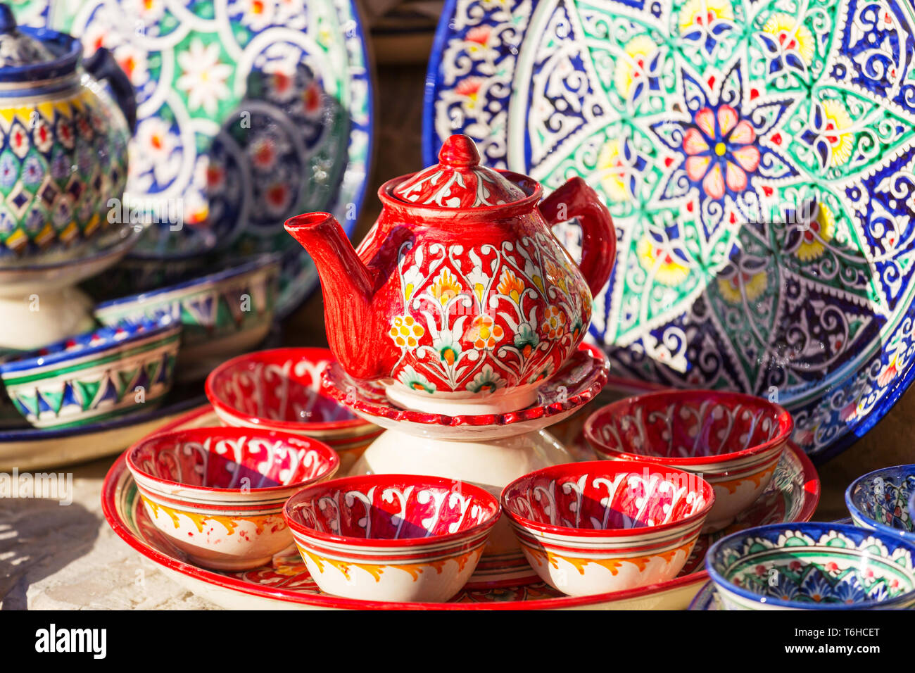 Uzbek painted craft art hi-res stock photography and images - Alamy