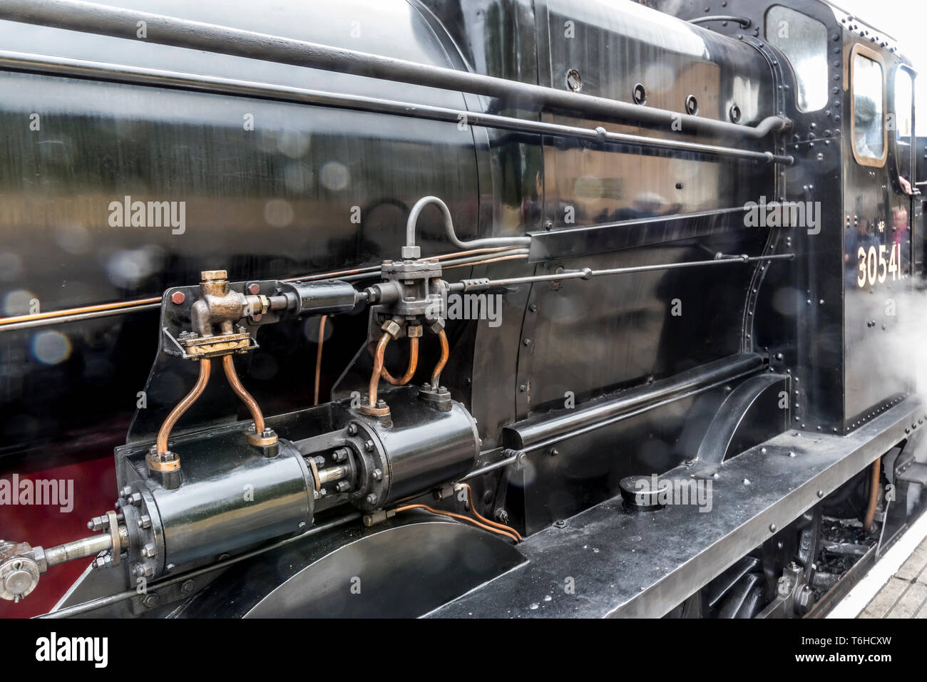 The famous Bluebell Heritage Railway Line seen here with the Class 4F 0 ...