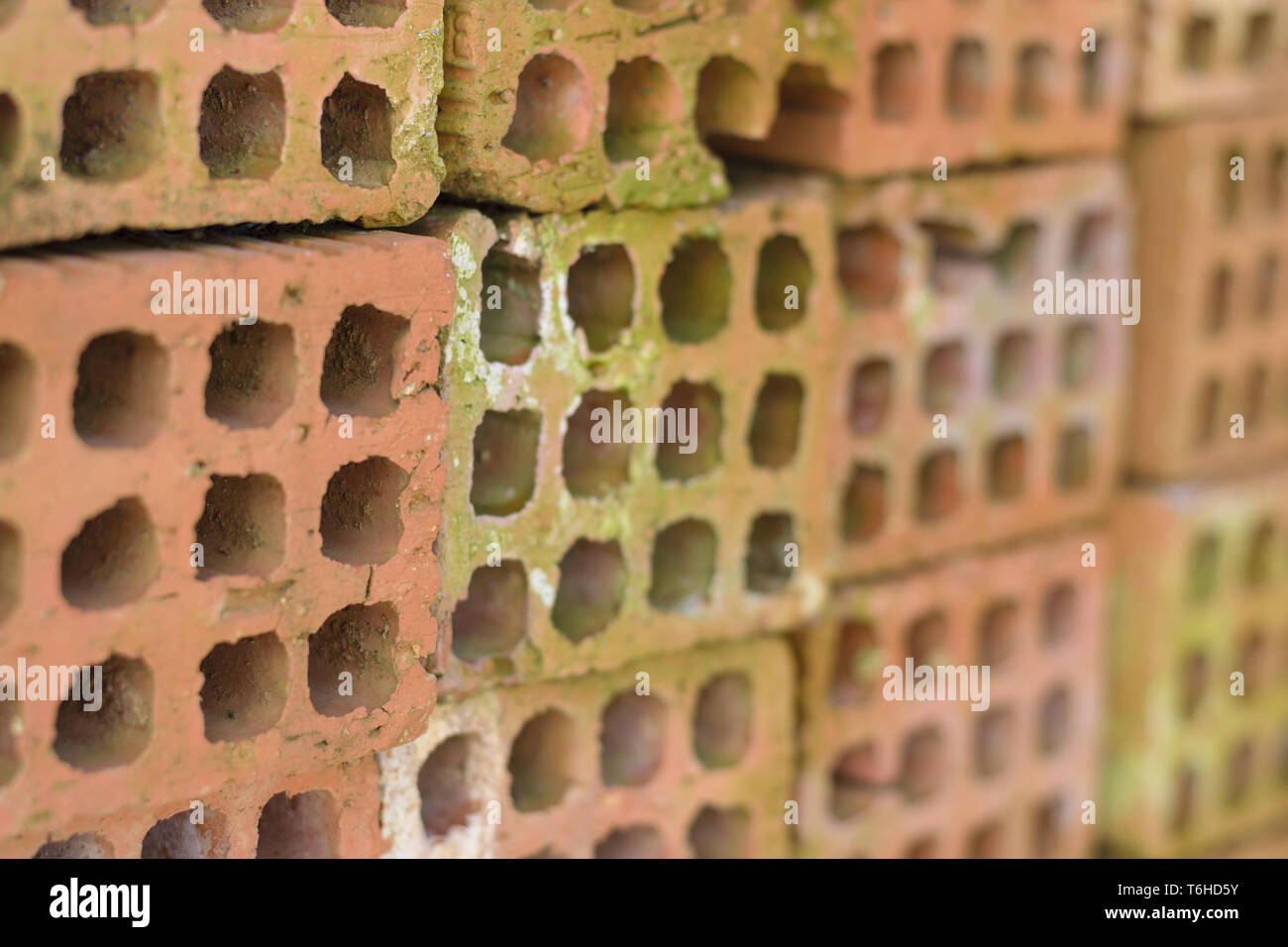 Hollow clay brick hi-res stock photography and images - Alamy